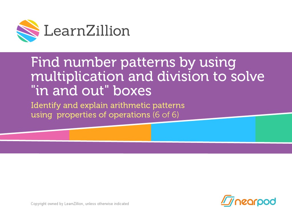 Find Number Patterns By Using Multiplication And D Find Number Patterns By Using Multiplication And D