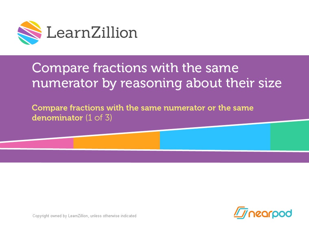 Compare Fractions With The Same Numerator By Reaso compare-fractions-with-the-same-numerator-by-reaso