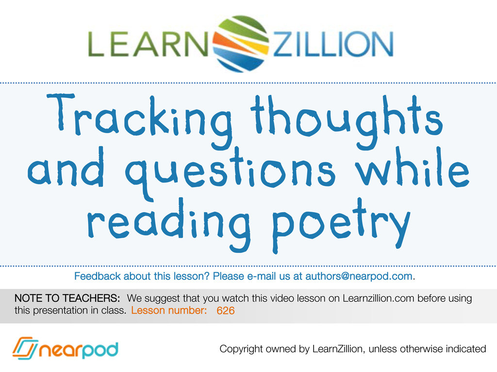 Tracking thoughts and questions