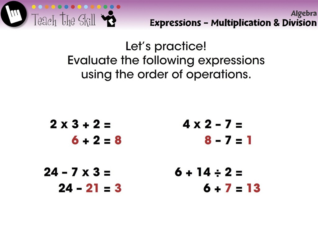Algebraic Expression Division