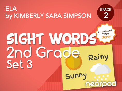 Sight Words 2nd grade Set 1