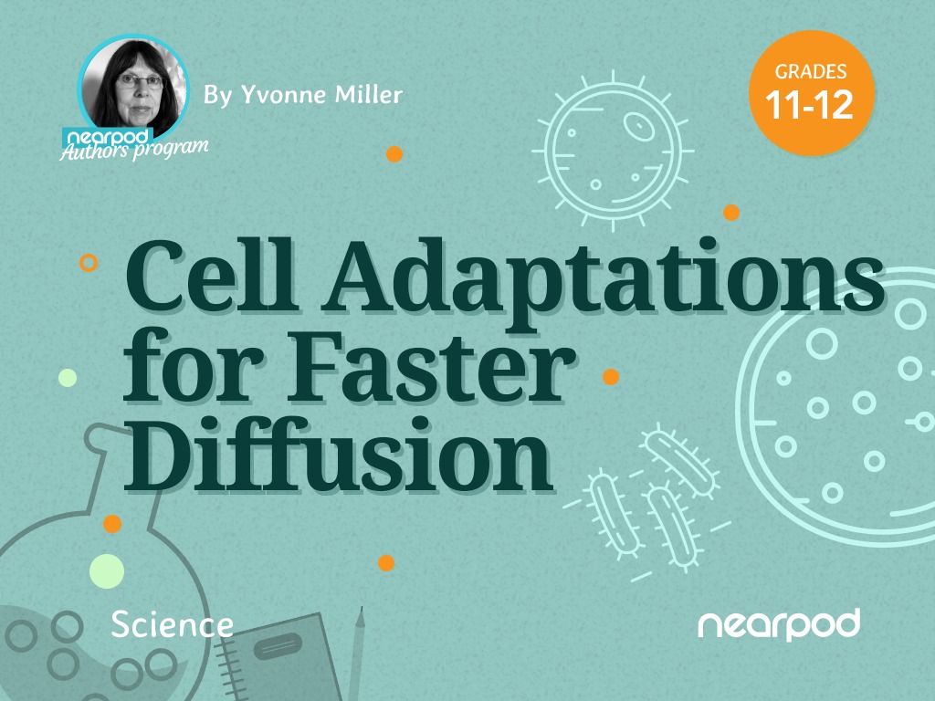 Cell Adaptations for Faster Diffusion
