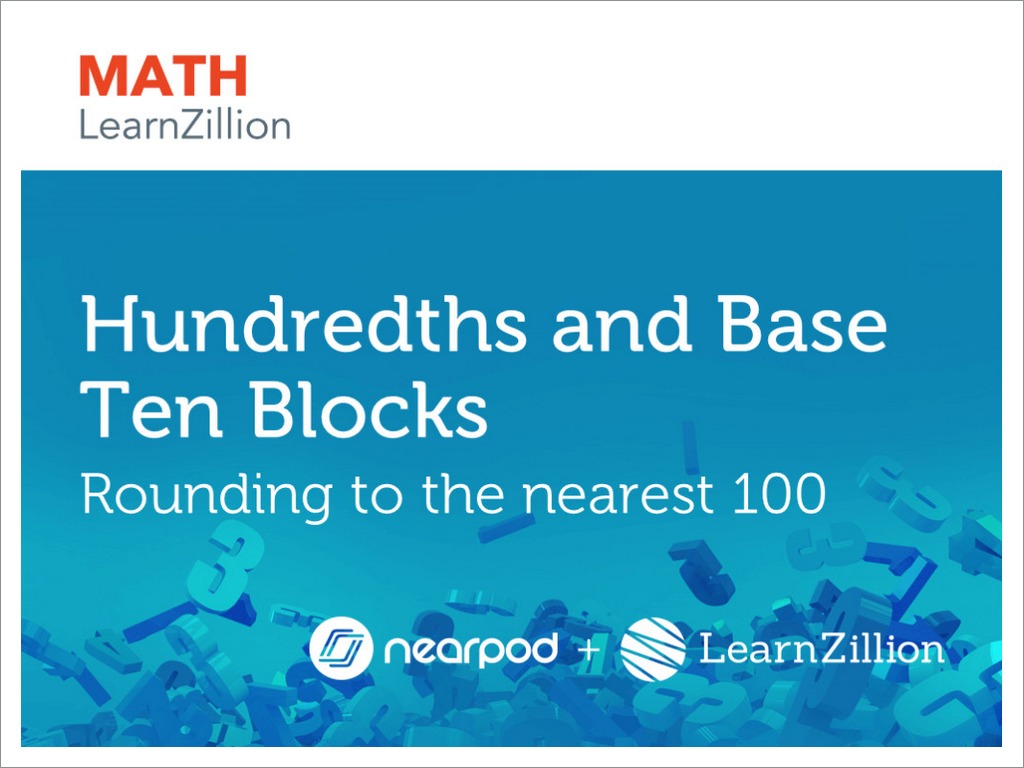 Hundredths and Base Ten Blocks
