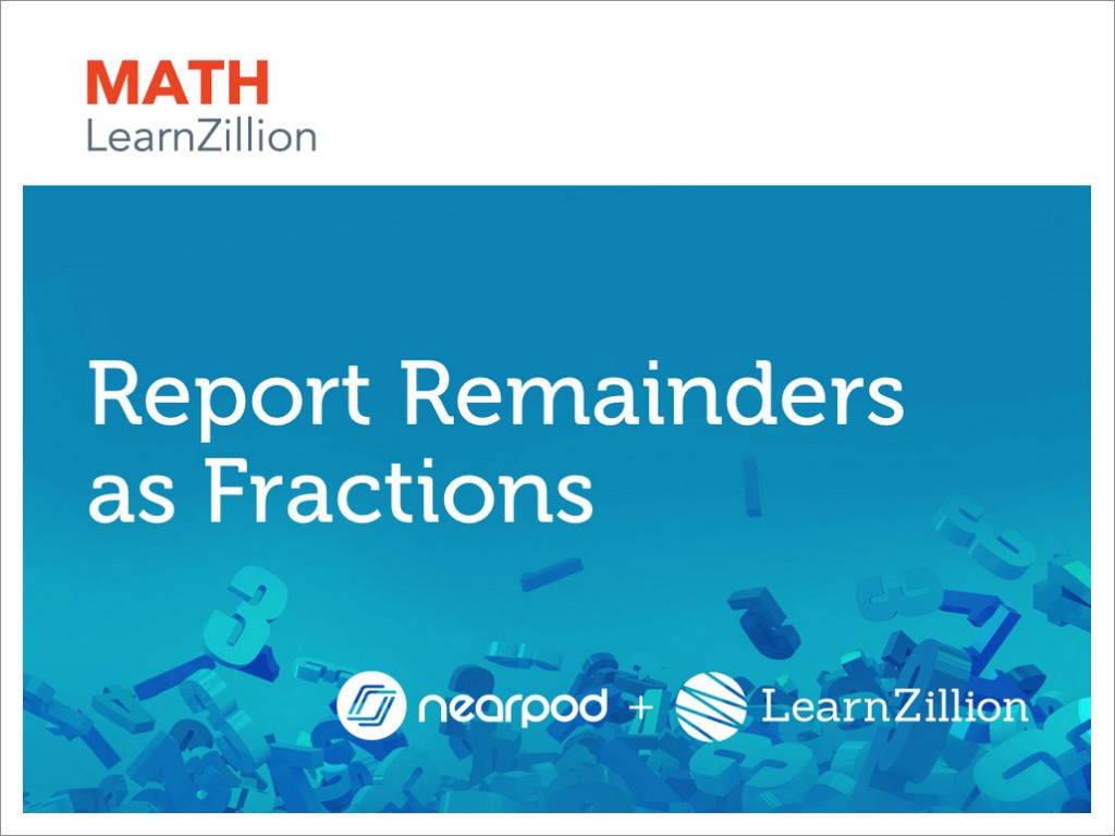 Report Remainders as Fractions