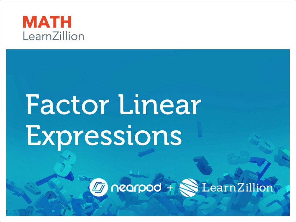 Factor Linear Expressions