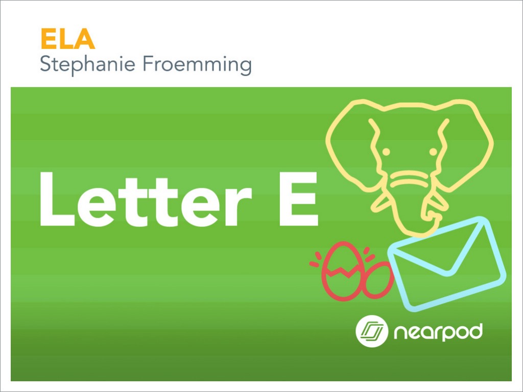 Letter E