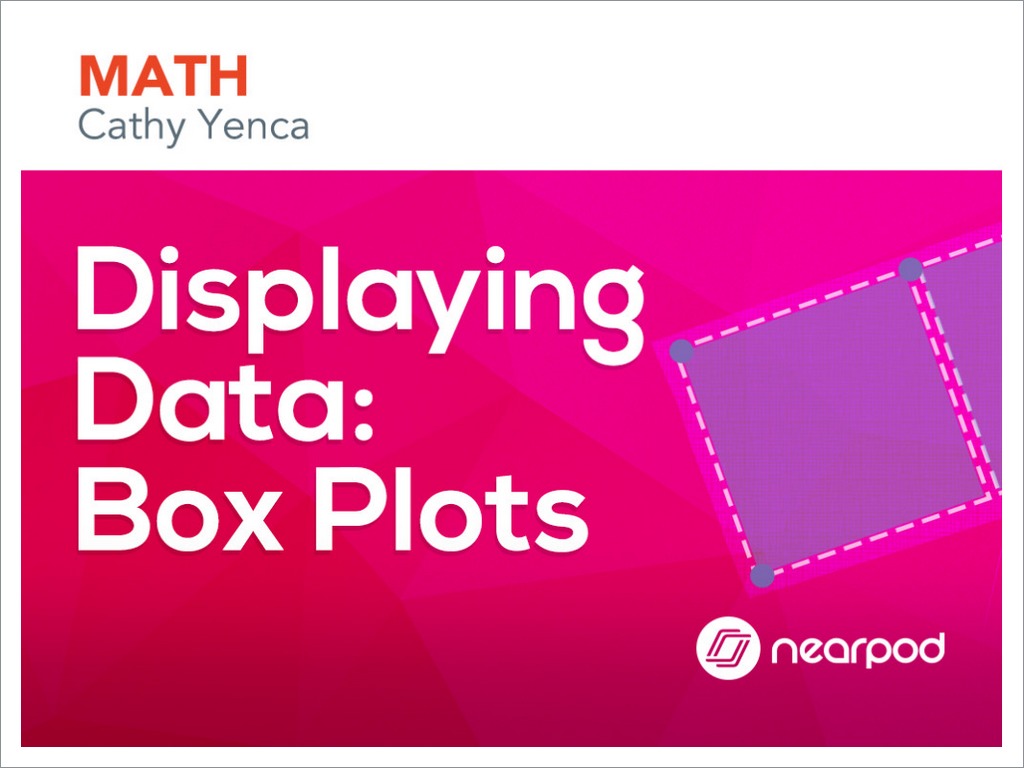 Displaying Data: Box Plots