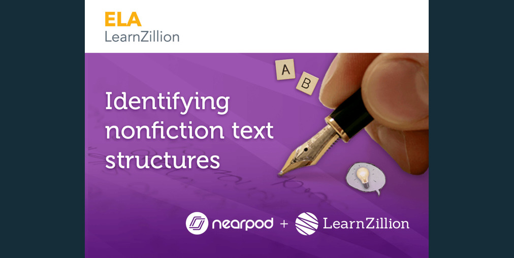 Identifying nonfiction text structures