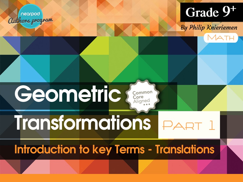 Geometric Transformations Part 1
