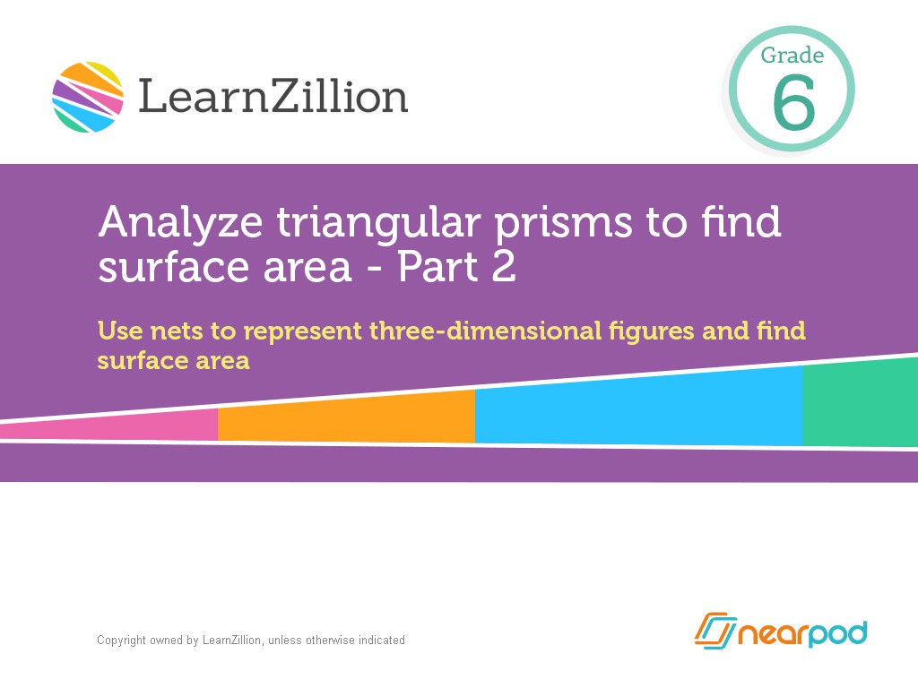 Analyze triangular prisms to find surface area Part 2