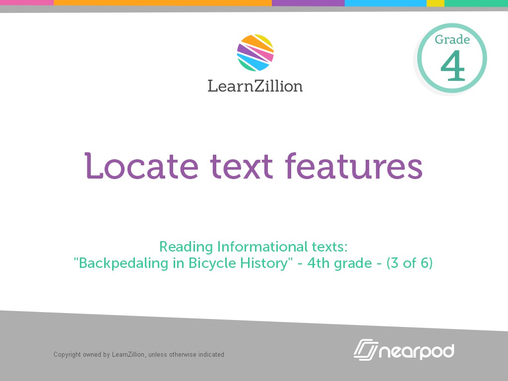 Locate text features