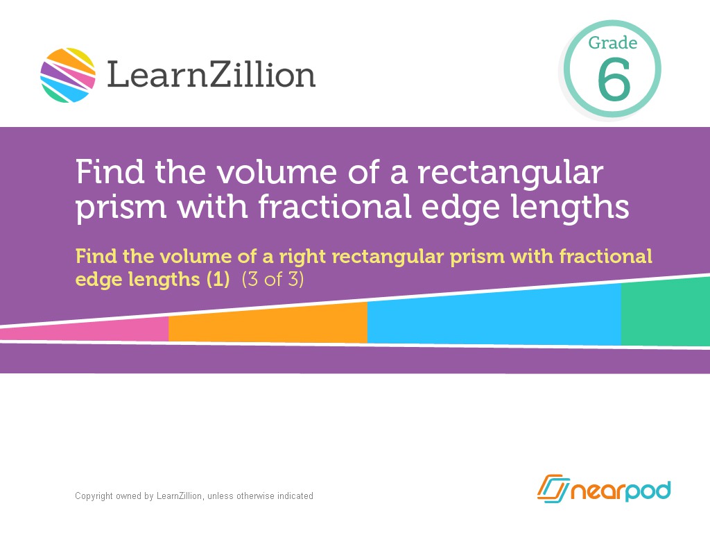 Find The Volume Of A Rectangular Prism With Fractional Edge Lengths Find The Volume Of A Rectangular Prism With Fractional Edge Lengths